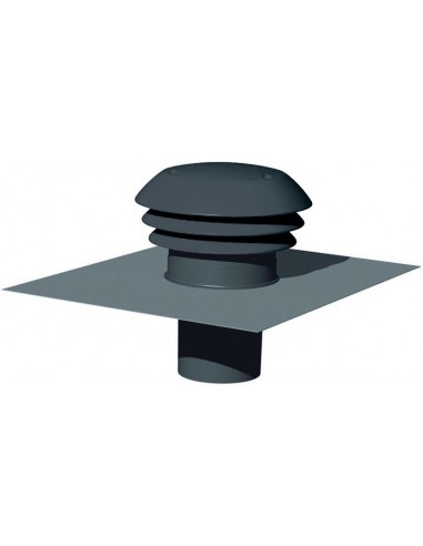 Sortie de toiture 160 vmc atlantic gris ardoise-Sortie de toiture 160 ...